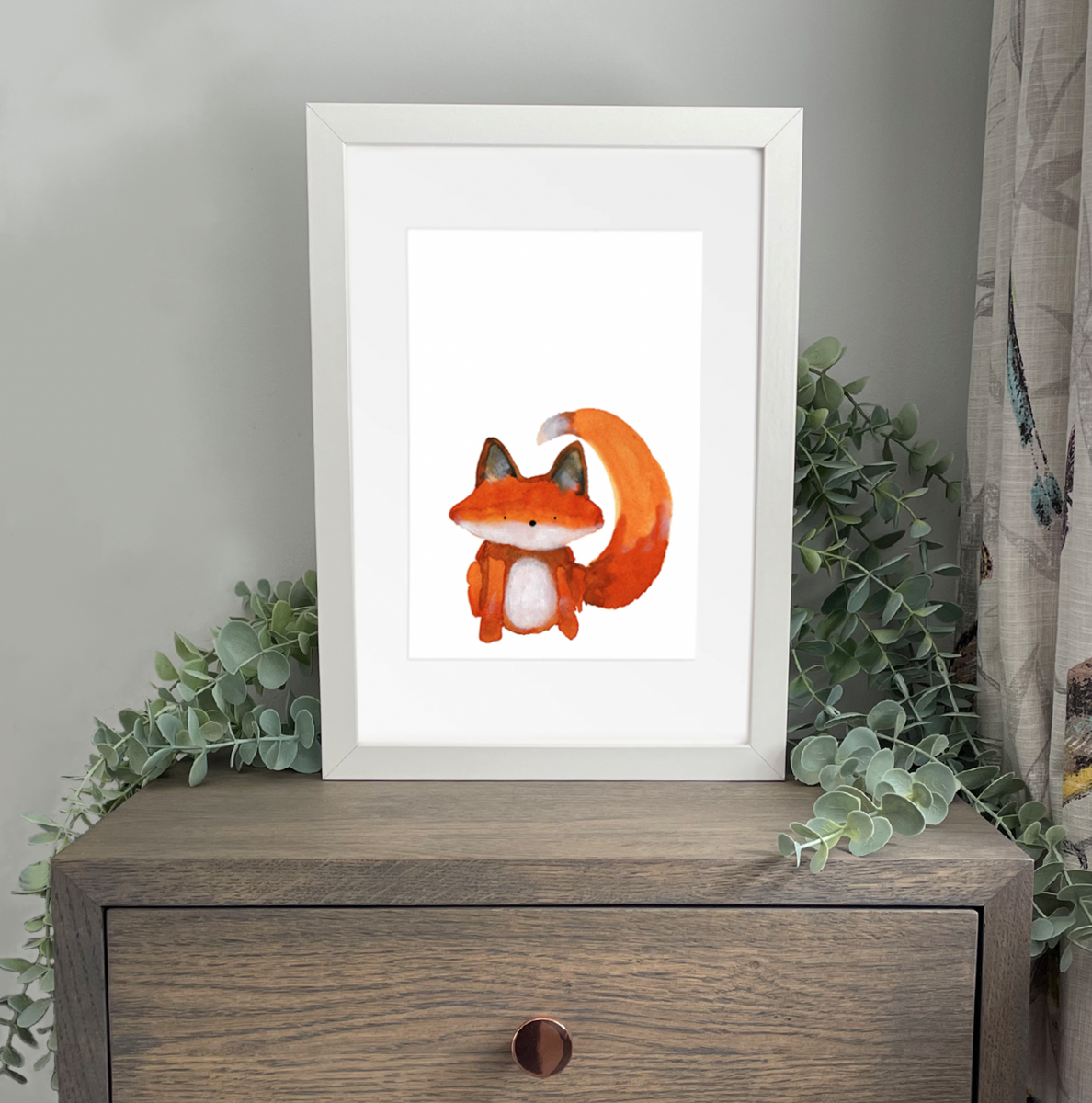 Forest Friends Fox A4 Print – Wild Watermelon